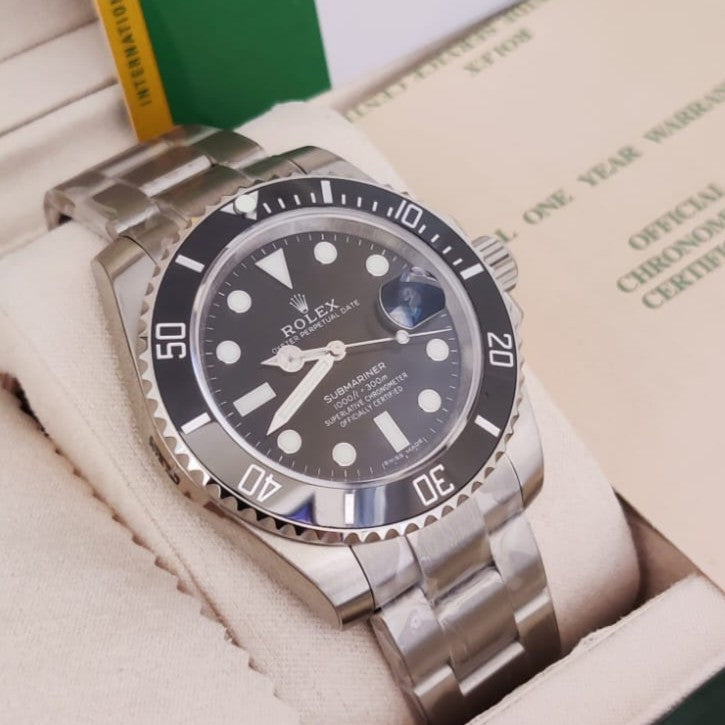 LUXURY ROLEX SUBMARINER 1:1 MASTER COPY JAPAN MOVEMENT FULLY ROYAL VER ...